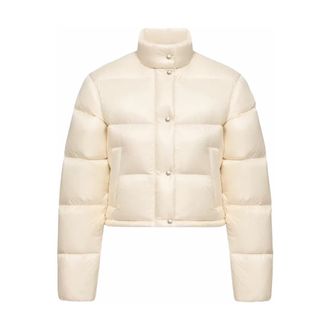 Moncler Tepice Kurze Daunenjacke - - Jackets - Damen - Beige - M