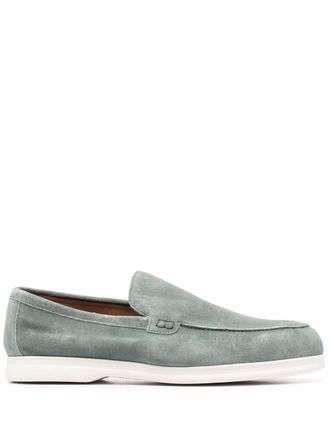Doucal's mocassins &agrave; fini lisse - Vert