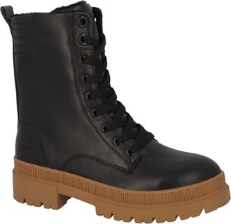 Tom Tailor Tom Tailor Damen 4290490009 Mode-Stiefel, Black-dksand, 37 EU