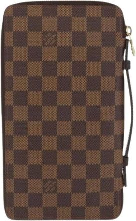Louis Vuitton Pre-owned Vintage Clutch - Femme - Pre-owned - Brun - Taille: ONE Size