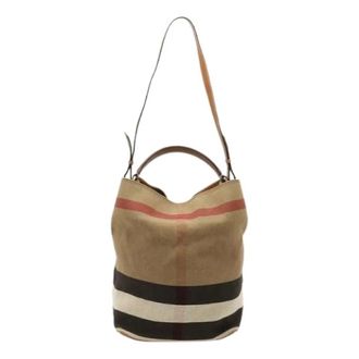 Burberry Pre-owned Ashby Medium Hobo Nova Check Shoulder Bag - Femme - Pre-owned - Beige - Taille: ONE Size