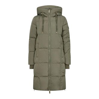 Mos Mosh Langer Daunenmantel Nova Square Tea - - Coats - Damen - Gr&uuml;n - XS