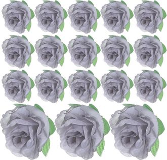 BESPORTBLE 50st&uuml;cke K&uuml;nstliche Rosenbl&uuml;ten Dunkel Rosenk&ouml;pfe Blumenk&ouml;pfe K&uuml;nstliche Rosen F&uuml;r Blumenstrau&szlig; F&uuml;r Hochzeitsdekor Und Bastelprojekte