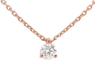 Edenly Collier Solitär in Roségold - 0.305 Karat