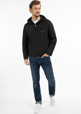 Dreimaster Dreimaster &Uuml;bergangsjacke - recyceltes Material Herren Schwarz