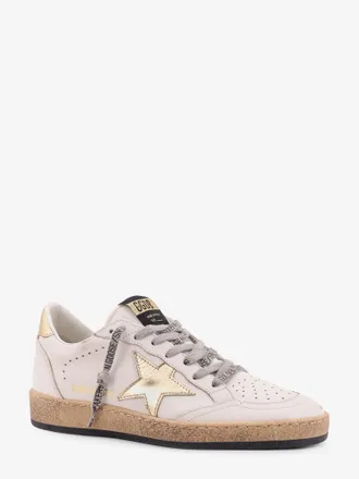 Golden Goose Womens Leather Sneakers Ball Star White Trainers