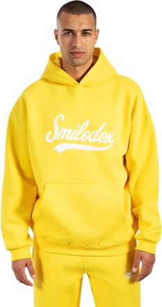 Smilodox Hoodie Herren Lorik, Kapuzenpullover mit gro&szlig;em Frontprint auf der Brust, weichem und flauschigem Stoff, K&auml;ngurutasche Pulli, sportliches Sweatshirt f