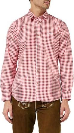 Stockerpoint Chemise Traditionnelle pour Homme, Rouge (Rouge)., M