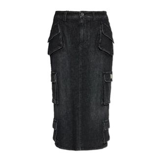 Dolce & Gabbana Femme, Jupes, Noir, Taille: 38 FR Jupe en jean
