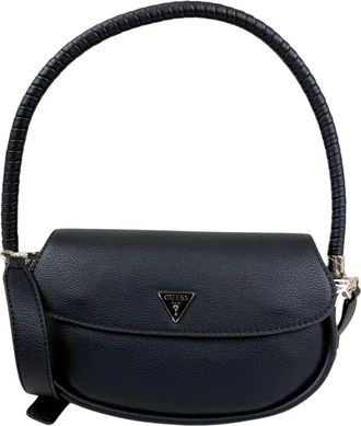 Guess Femme, Sacs, Noir, Taille: ONE Size Sac bandouli&egrave;re &agrave; rabat Danya