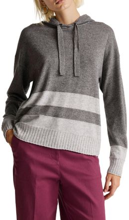 Benetton Damen Maglia C/CAPP. M/L 102he203v Pullover, grau, S