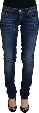 Acht Acht, Femme, Jeans, Bleu, Taille: W26 Pantalon en denim taille basse