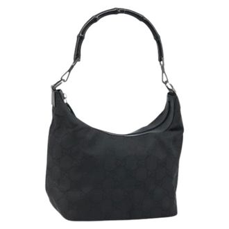 Gucci Sac bandouli&egrave;re en nylon Pre-owned - Femme - Pre-owned - Noir - Taille: ONE Size