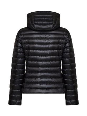 Moncler Womens Hooded Down Jacket Igelhood Black Polyamide Puffer