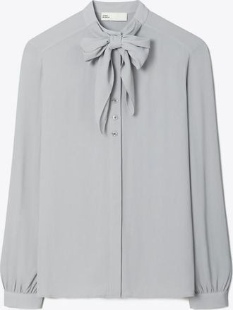 Tory Burch Damen Schluppenbluse aus Georgette