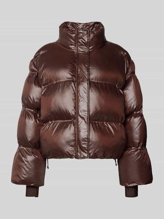 Neo Noir Steppjacke mit Stehkragen Modell Rhea