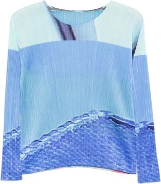 Issey Miyake Femme, Blouses et Chemises, Multicolore, Taille: 42 FR City Collage T-Shirt