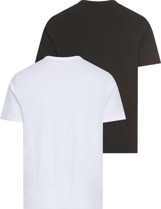 HUGO BOSS T-Shirt HUGO BLUE Naolo, Herren, Gr. XXL, bunt (open miscellaneous960), Single Jersey, Obermaterial: 96% Baumwolle, 4% Elasthan, regular fit h&uuml;ftlang,