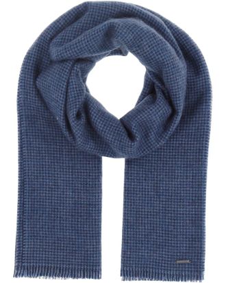 Bugatti Herren Schal - 57 x 180 cm - Webschal aus 100% Wolle mit zartem Karo-Muster
