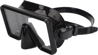 Generic Schwimmbrille, Tragbare Spritzschutz-Schwimmbrille, Silikon, Verstellbares Kopfband, Weich, Zum Austausch (BLACK)