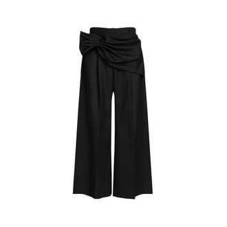 Simone Rocha Pantalon ample avec empi&egrave;cement