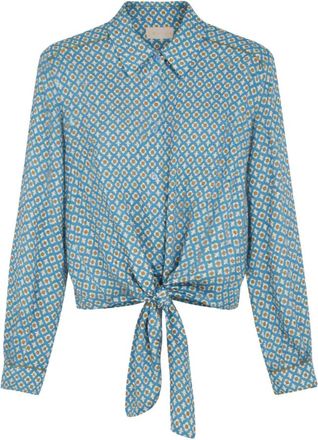 iBlues Femme, Blouses et Chemises, Bleu, Taille: 38 FR Iblpattino Shirt
