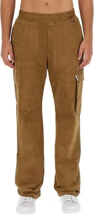 Family Fir$t Milano Cotton Elastane Cargo Pants - Beige