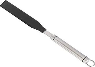 KitchenCraft Professioneller -Schaber/Streichmesser mit Edelstahl-Griff, Nylon, Silber/Schwarz, 1.3 x 3.1 x 34 cm, 6 Einheiten