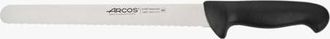Arcos Serie 2900 - Geb&auml;ckmesser Kuchenmesser - Klinge Nitrum Edelstahl 250 mm - HandGriff Polypropylen Farbe Schwarz