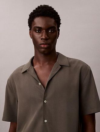 Calvin Klein Chemise &agrave; manches courtes en modal doux