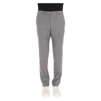 Pantaloni Torino Hose aus Schurwolle- Super Slim Fit - - Trousers - Herren - Grau - M