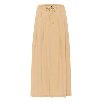 Kaffe Femme, Jupes, Beige, Taille: 44 FR Jupe Starfish avec Taille Élastique