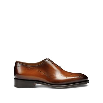 Santoni Homme, Chaussures, Brun, Taille: 39 1/2 EU Oxford Brogue Shoe