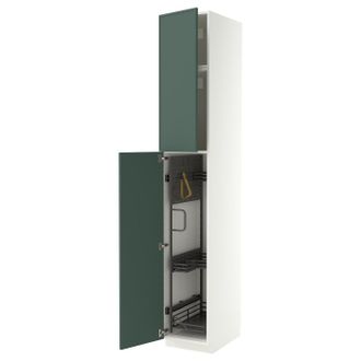 IKEA METOD Hochschrank mit Putzschrankeinr