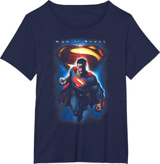 DC Comics Superman Man of Steel Superman & Symbol T Shirt T-Shirt