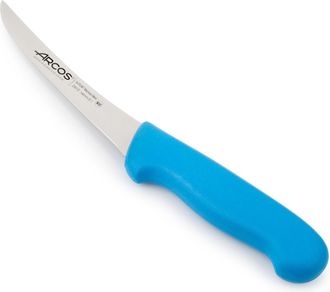 Arcos Ausbeinmesser mit Nitrum Edelstahlklinge 140 mm - Professionelles Messer zum Entbeinen von Fleisch - Ergonomischer Griff aus Polypropylen - Blau, Seri