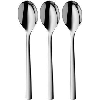 Silit Trend Lot de 3 cuill&egrave;res &agrave; soupe, cuill&egrave;res &agrave; soupe, en acier inoxydable poli, r&eacute;sistantes aux rayures, passent au lave-vaisselle, durables 21,2 cm