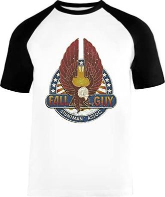 Vendax Vendax Fall Guy Stuntman Association Unisex Baseball T-Shirt Manches Courtes Homme Femme Blanc Noir
