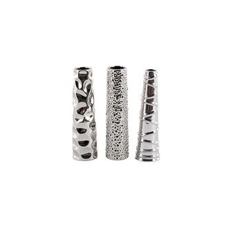 Deco 79 Ceramic Vase 3 Assorted 12 H, 3 W - 92553