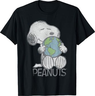 Peanuts Snoopy Ich Liebe die Erde T-Shirt