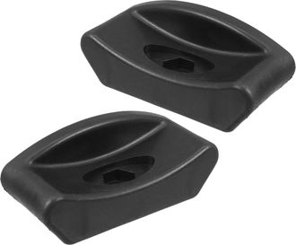 Cabilock 2 St&uuml;ck Hantelablagen Gummi Sattel Aufbewahrung Halterung Halter F&uuml;r Langhantelstangen Universell rutschfest Ger&auml;uschd&auml;mpfend Fitnessstudio Zubeh&ouml;r F&uuml;