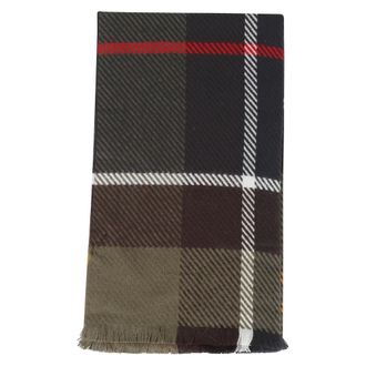 Barbour Tartan Fransenschal - - Accessories - Damen - Gr&uuml;n - ONE SIZE