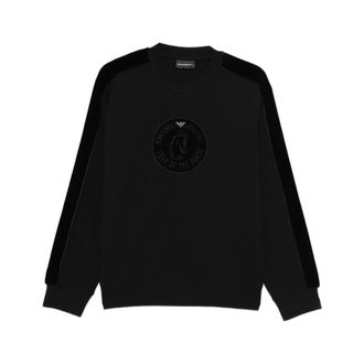 Emporio Armani Herren, Sweatshirts & Hoodies, Schwarzk, XLGröße