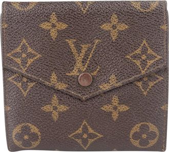 Louis Vuitton Portemonnaie - Louis Vuitton Canvas Monogram Elise Wallet - Gr. unisize - in Braun - für Damen