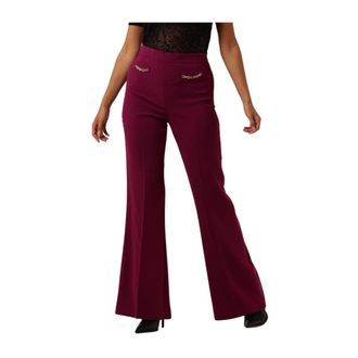 Twinset Lila Elegante Pantalon - - Trousers - Damen - Lila - 2XS