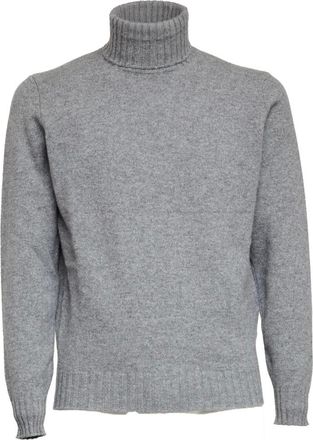 FILIPPO DE LAURENTIIS Homme, Pulls, Gris, Taille: XL Pull Col Roulé Dolcevita