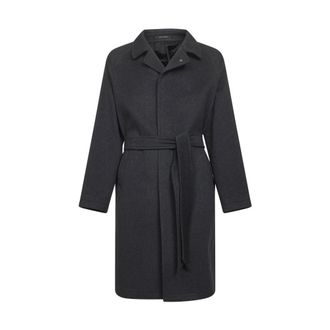 Tagliatore Belted Coats - - Coats - Herren - Grau - M