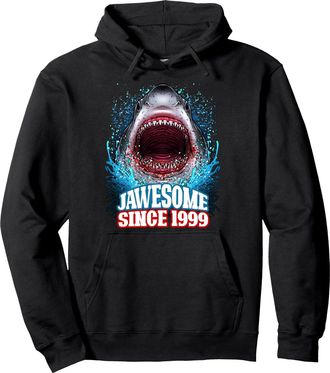 BDAZ 27. Geburtstag Jawesome Seit 1999 Shark 27 Jahre alt Pullover Hoodie