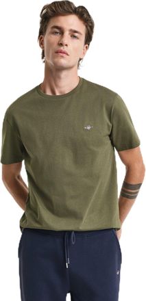GANT Herren Reg Shield Ss T-Shirt T-Shirt, Moss Green, 4XL