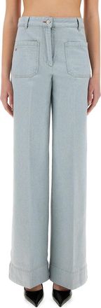 Victoria Beckham Alina Jeans - Blue